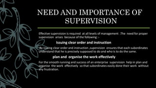 Supervision | PPTX