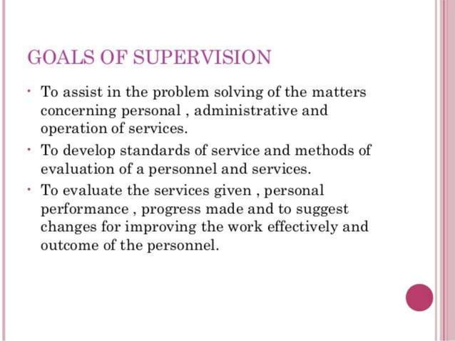 Supervision | PPT