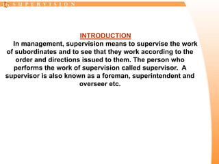 Supervision 2 | PPTX