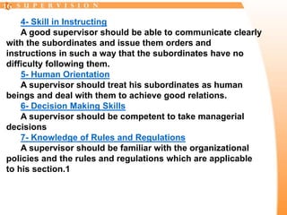 Supervision 2 | PPTX