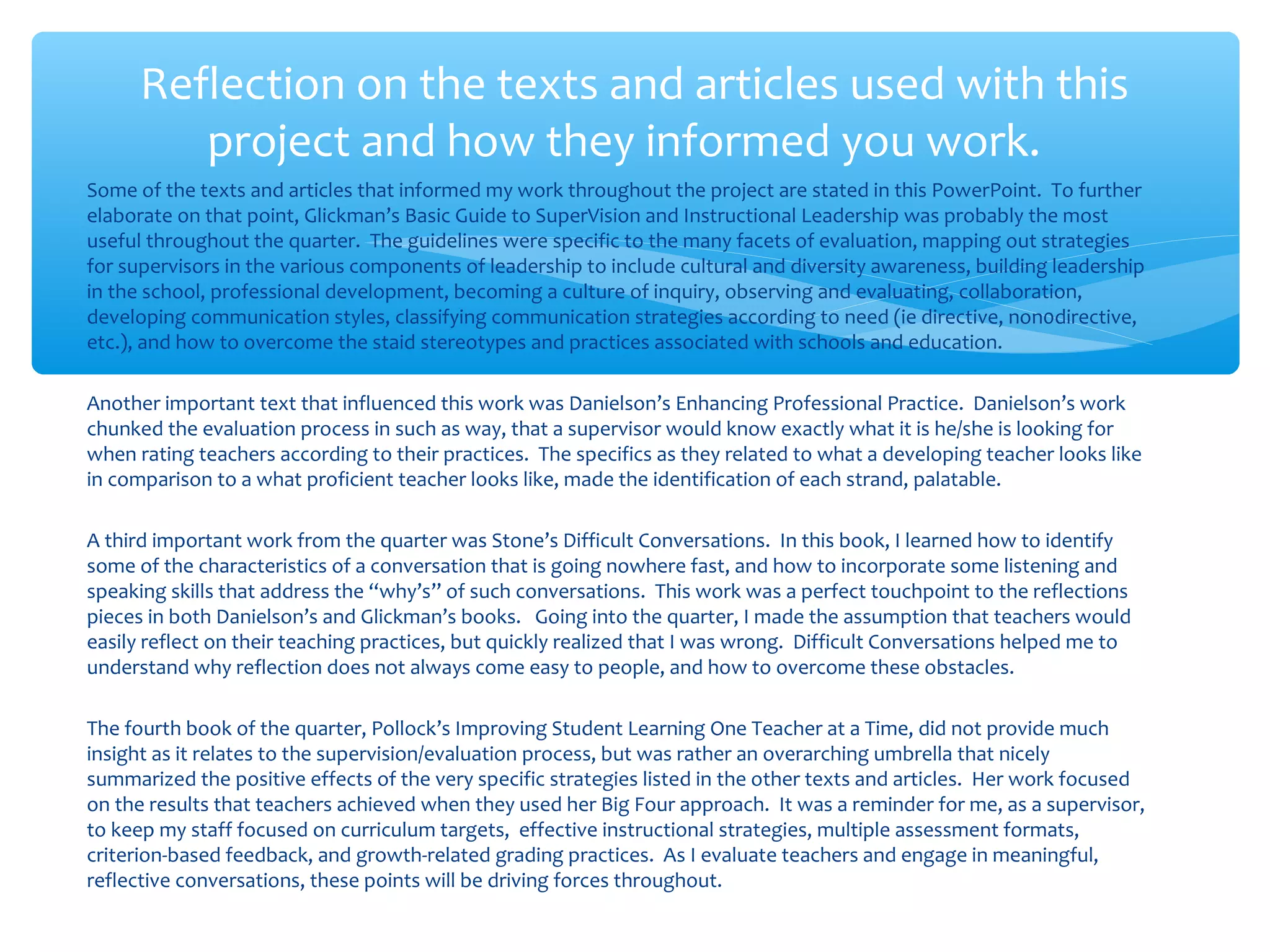 Supervision and evaluation | PPT