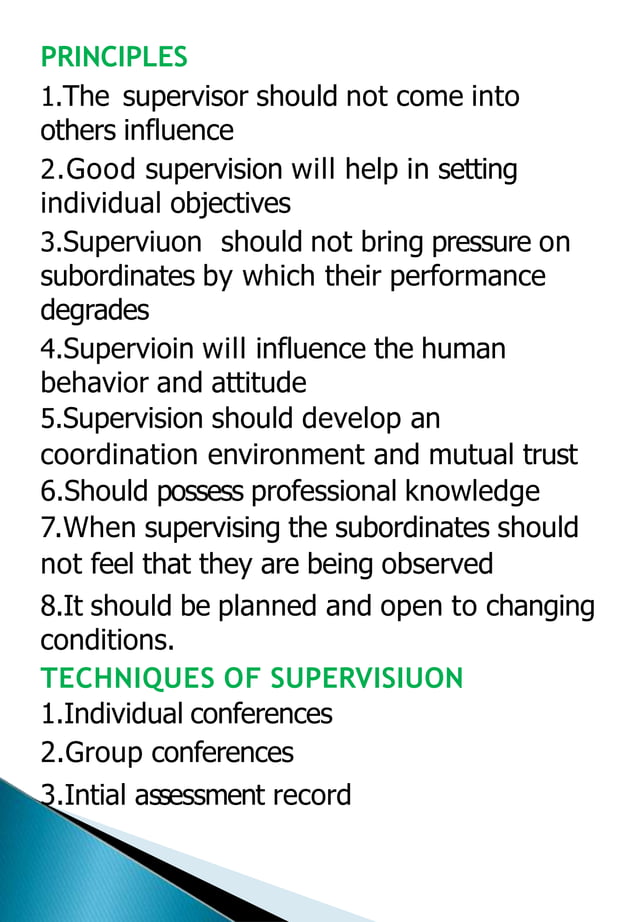 Supervision and guidance | PPTX | Career Advice | Careers