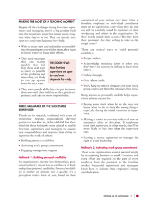 Stepping Up to Supervision - Always a Big Adjustment, Now a Major ...