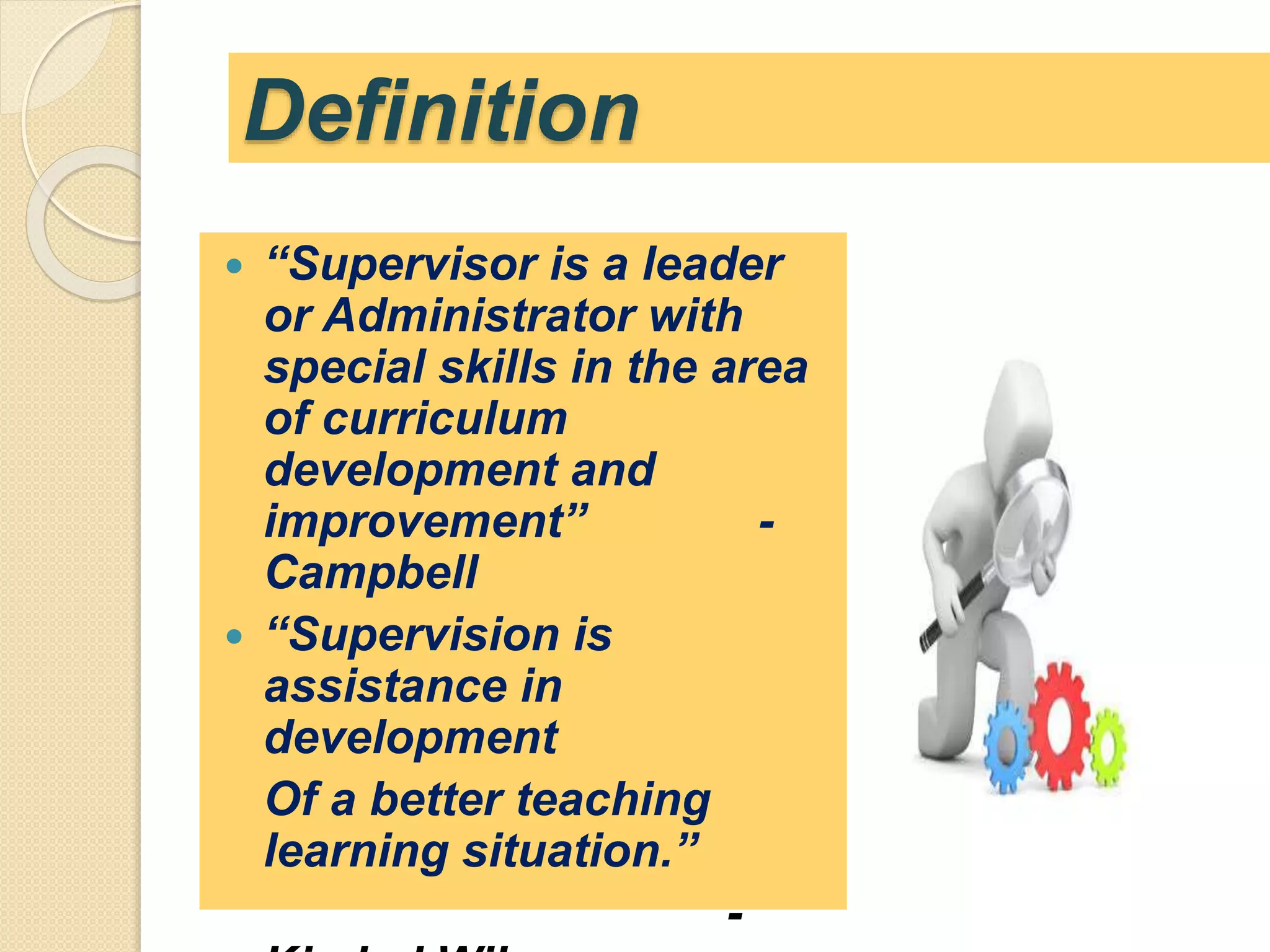 Supervision edit | PPTX