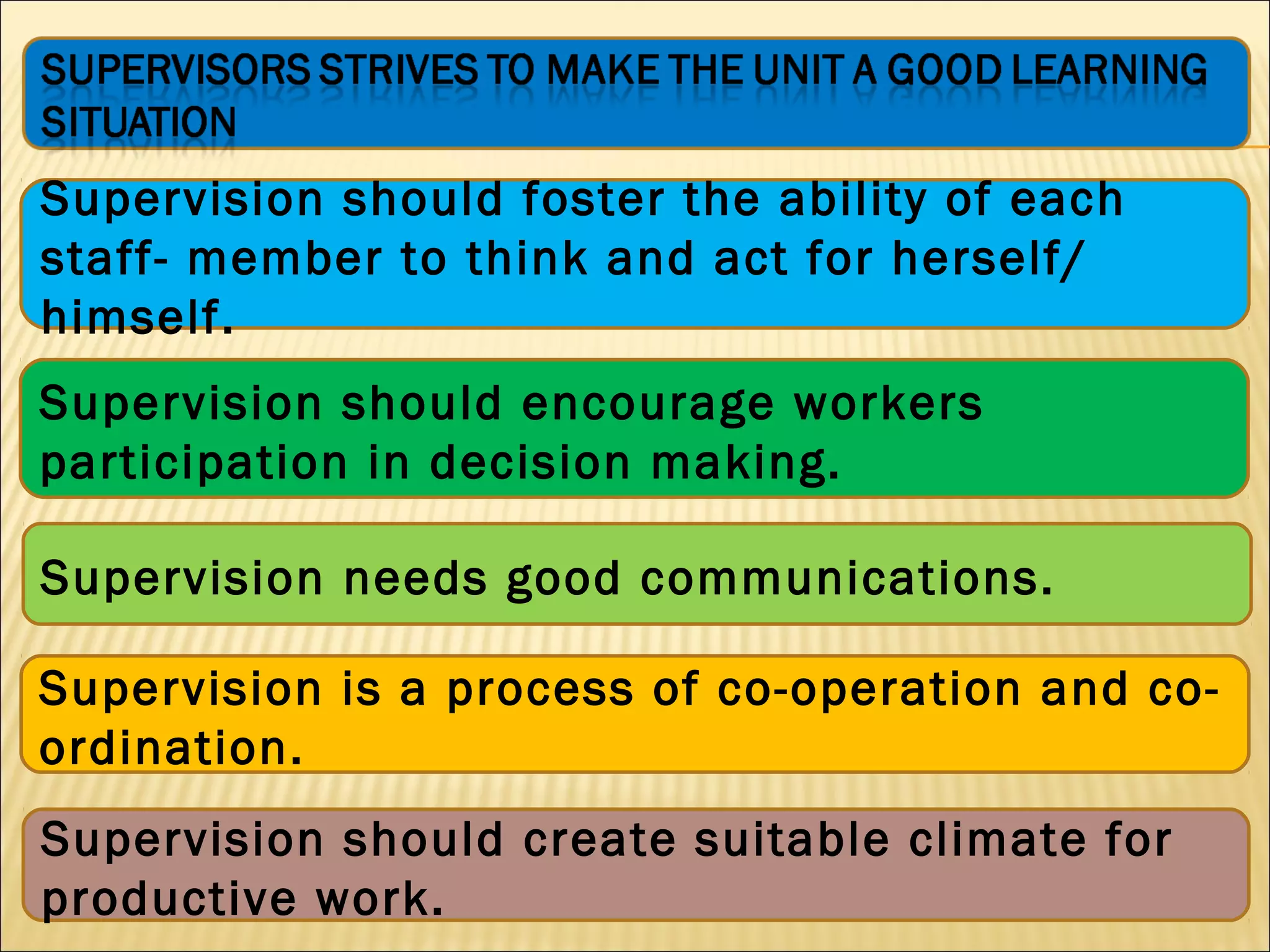 Supervision & guidance | PPT