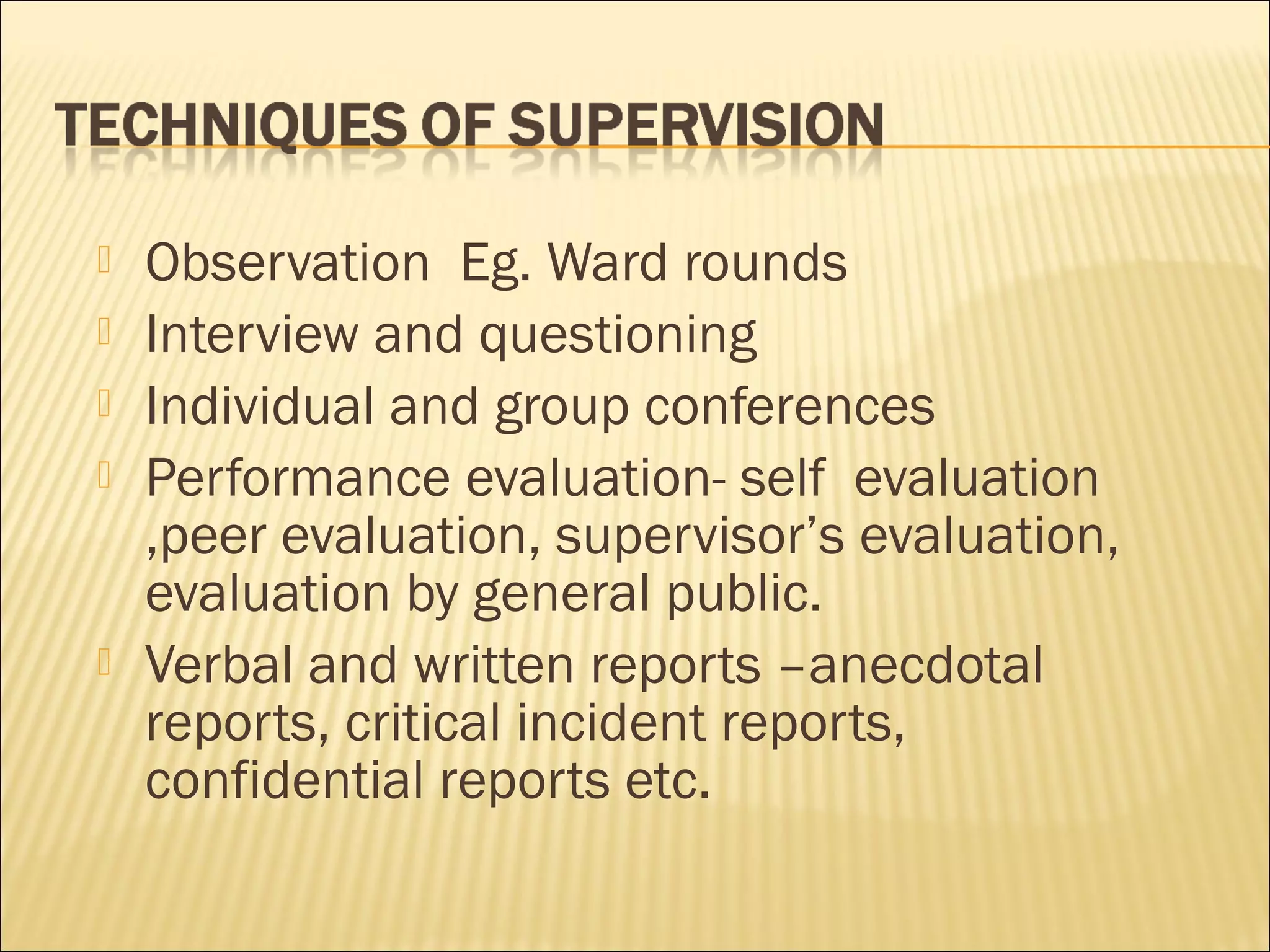 Supervision & guidance | PPT