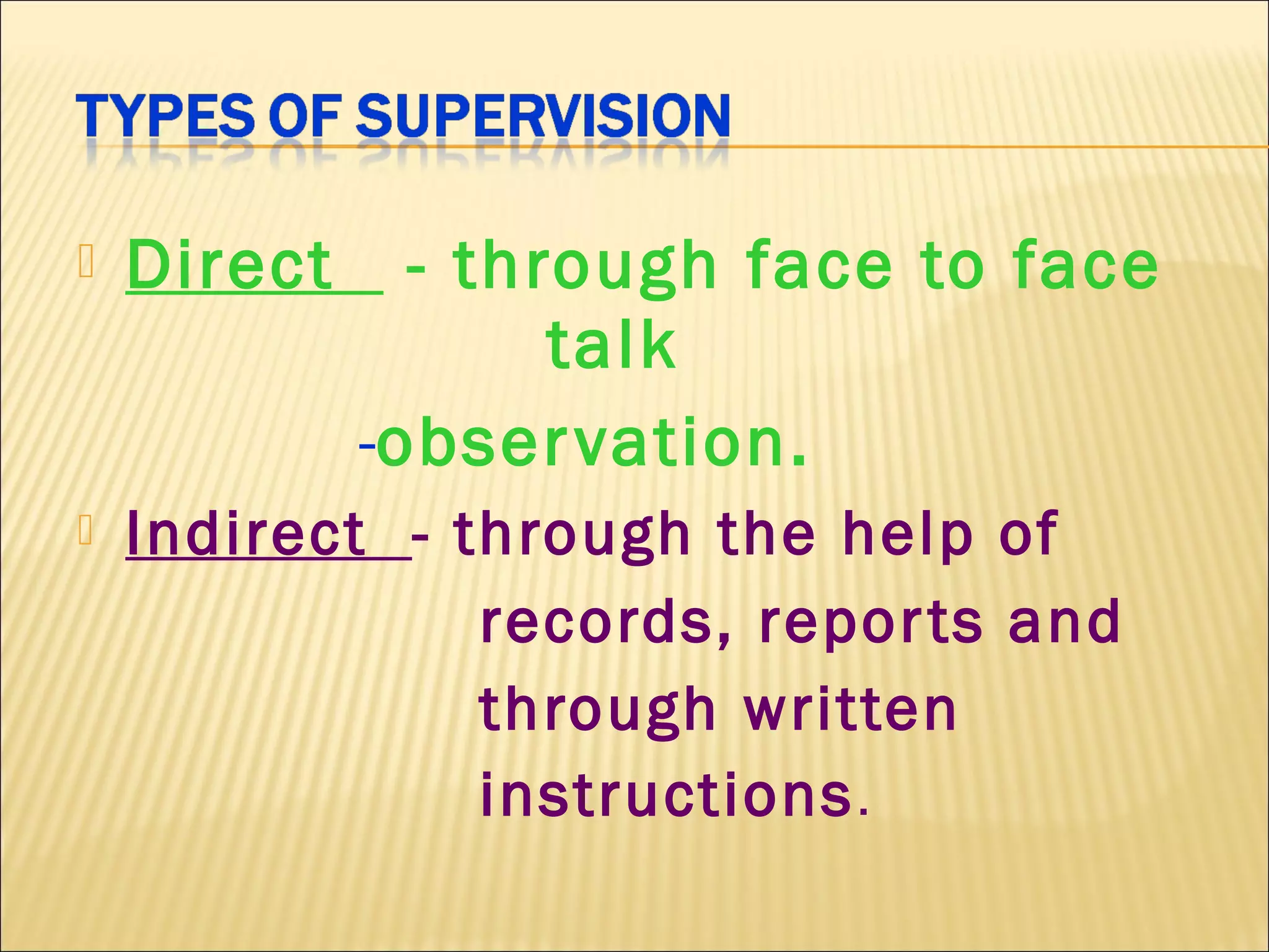 Supervision & guidance | PPT