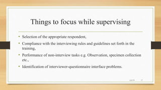 Supervision, monitoring and evaluation of research | PPTX