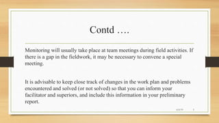Supervision, monitoring and evaluation of research | PPTX