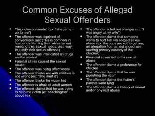 Supervision Of Alleged Sexual Offenders | PPT