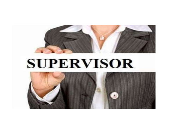 Supervisior managemen | PPT