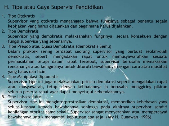 Supervisi pendidikan | PPTX