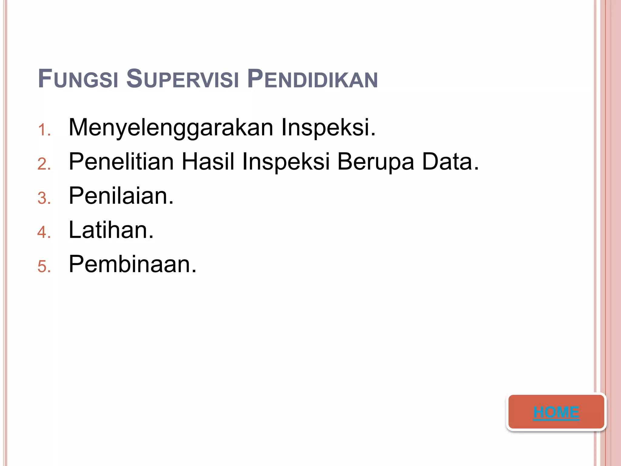 Supervisi Pendidikan | PPTX