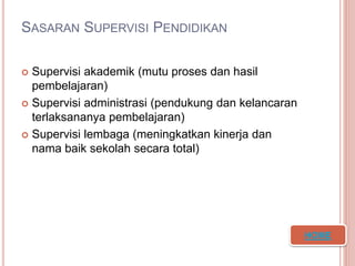 Supervisi Pendidikan | PPTX