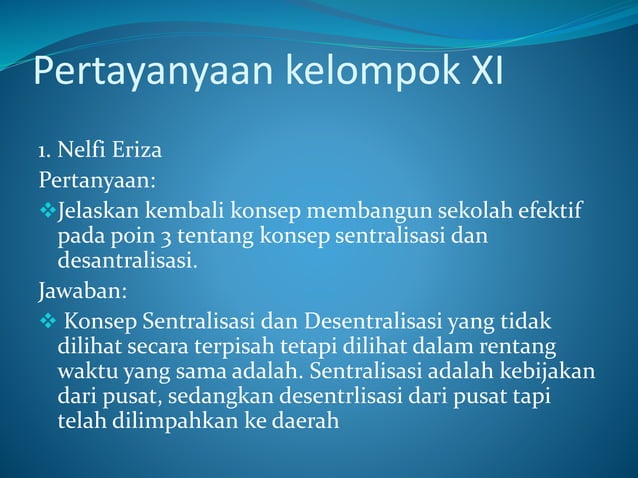 Supervisi pendidikan sekolah efektif | PPSX