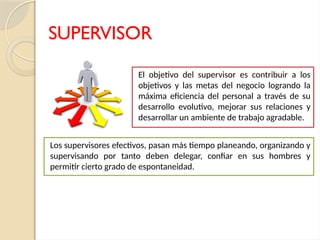 SUPERVISÍON EFECTIVA SEGURIDAD INDUSTRIAL PPT | PPTX