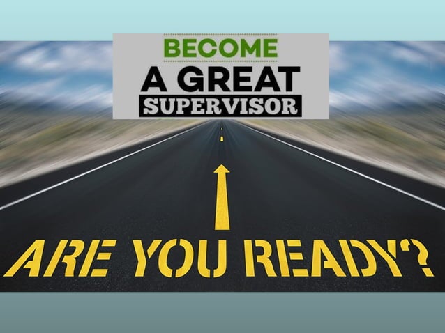 Great Supervisor | PPT