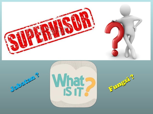 Great Supervisor | PPT