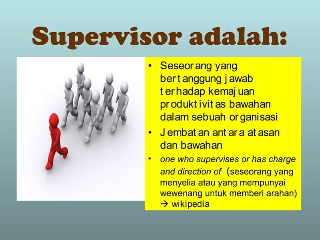 Great Supervisor | PPT