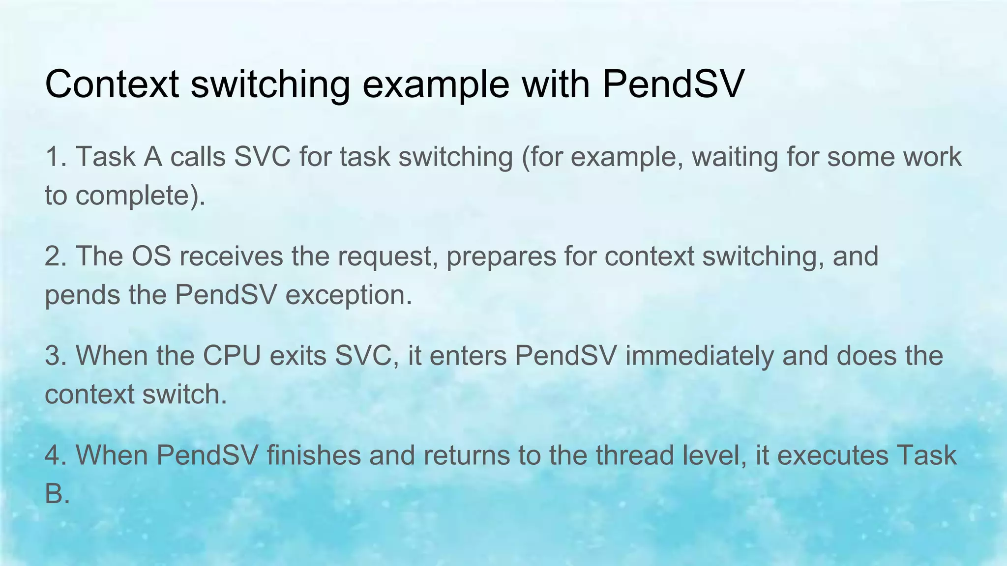 Supervisor call and pendable service call | PPTX