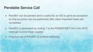 Supervisor call and pendable service call | PPTX