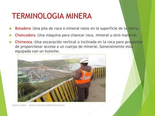 Seguridad Patrimonial / Supervisor de seguridad en minas | PPT