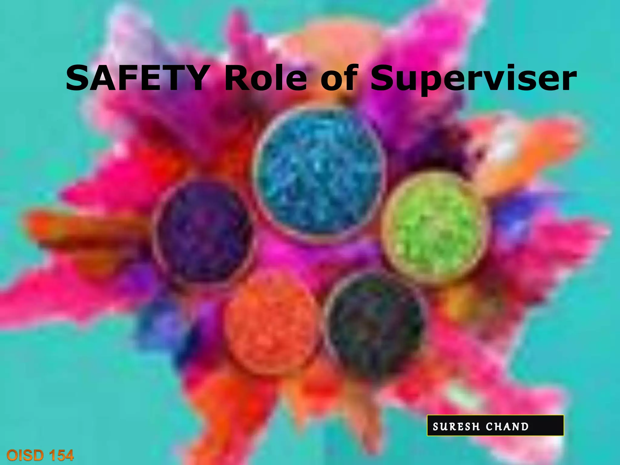 Supervisor role in safety | PPT