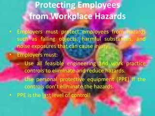 Supervisor role in safety | PPT