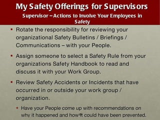 Supervisor Safety Training | PPT