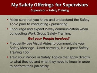 Supervisor Safety Training | PPT
