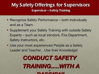 Supervisor Safety Training | PPT