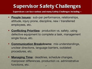 Supervisor Safety Training | PPT