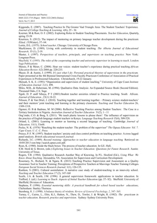 Supervisors’ remarks in teaching practice the perspectives of history ...