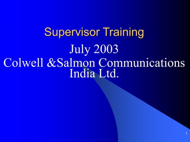 Supervisor Training.ppt