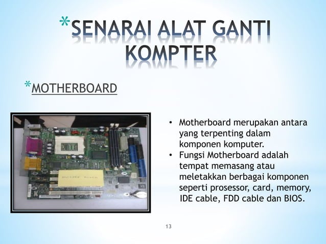 penyelenggaraan komputer | PPTX