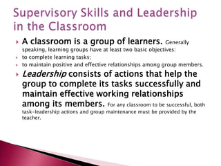 Supervisory Skills And Teacher Leadership, A. Howard | PPTX