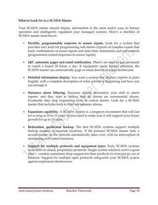 SCADA ... Supervisory control and data acquisition | PDF