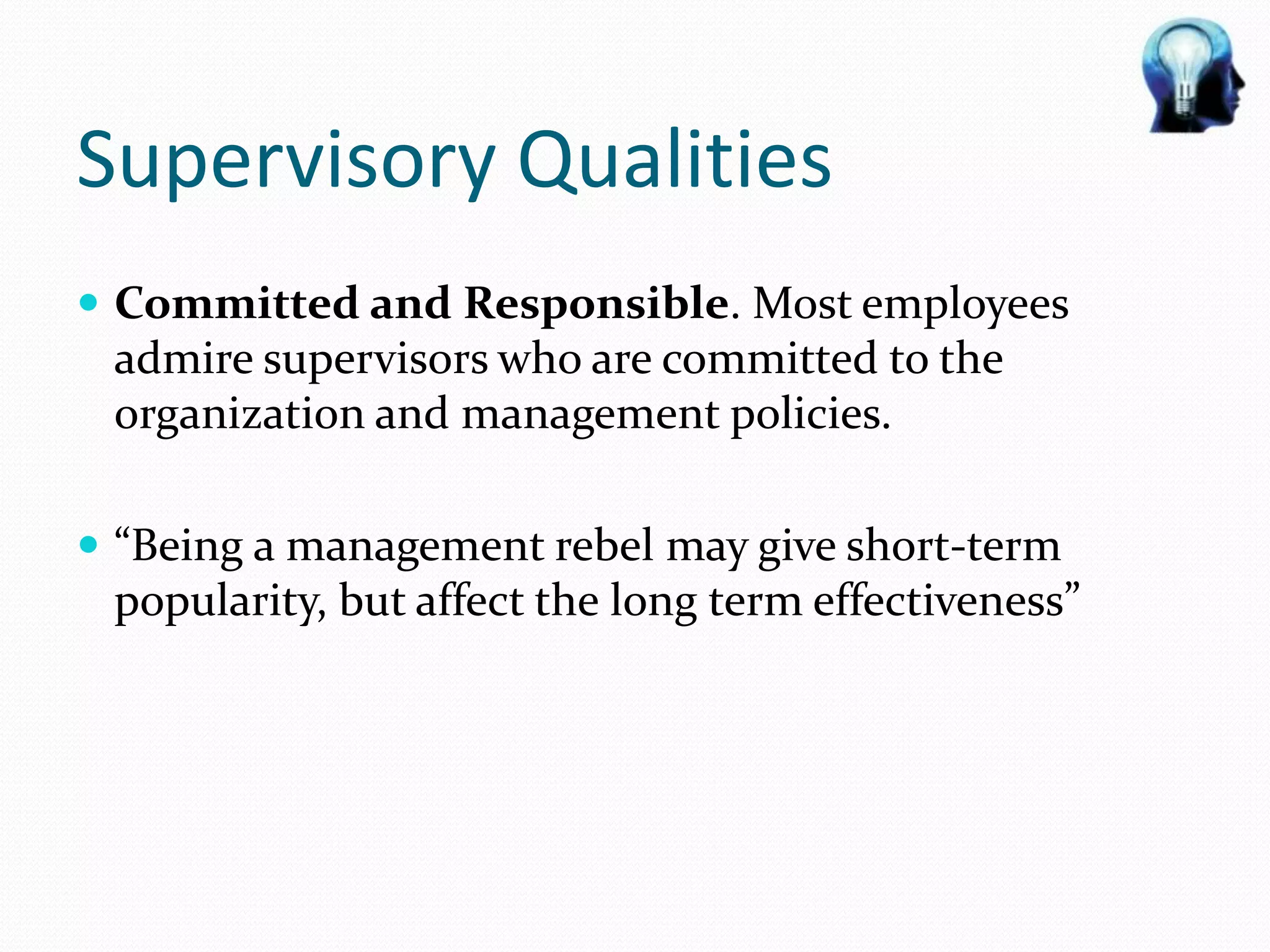 How to Gain Excellent Supervisory Skills | PPTX