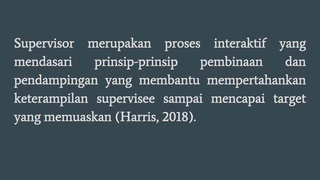 Supervisory management | PPTX