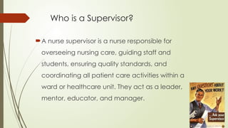 SUPERVISORY job ROLE in hospitals as a nurse.pptx