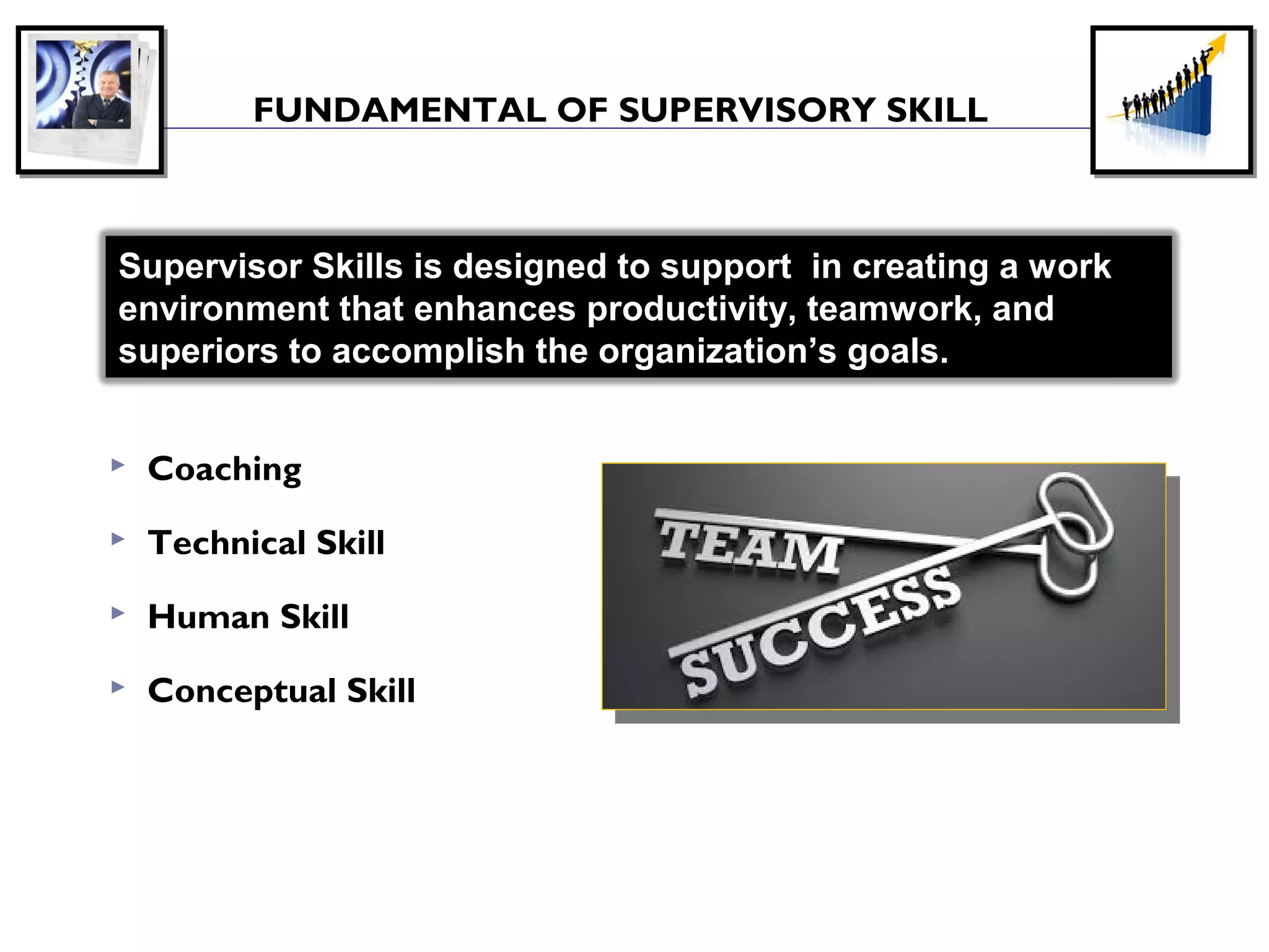 Supervisory skill | PPT