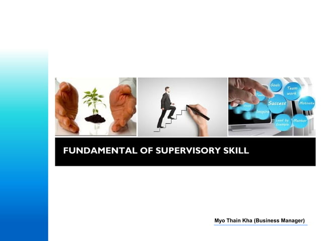 Supervisory skill | PPT