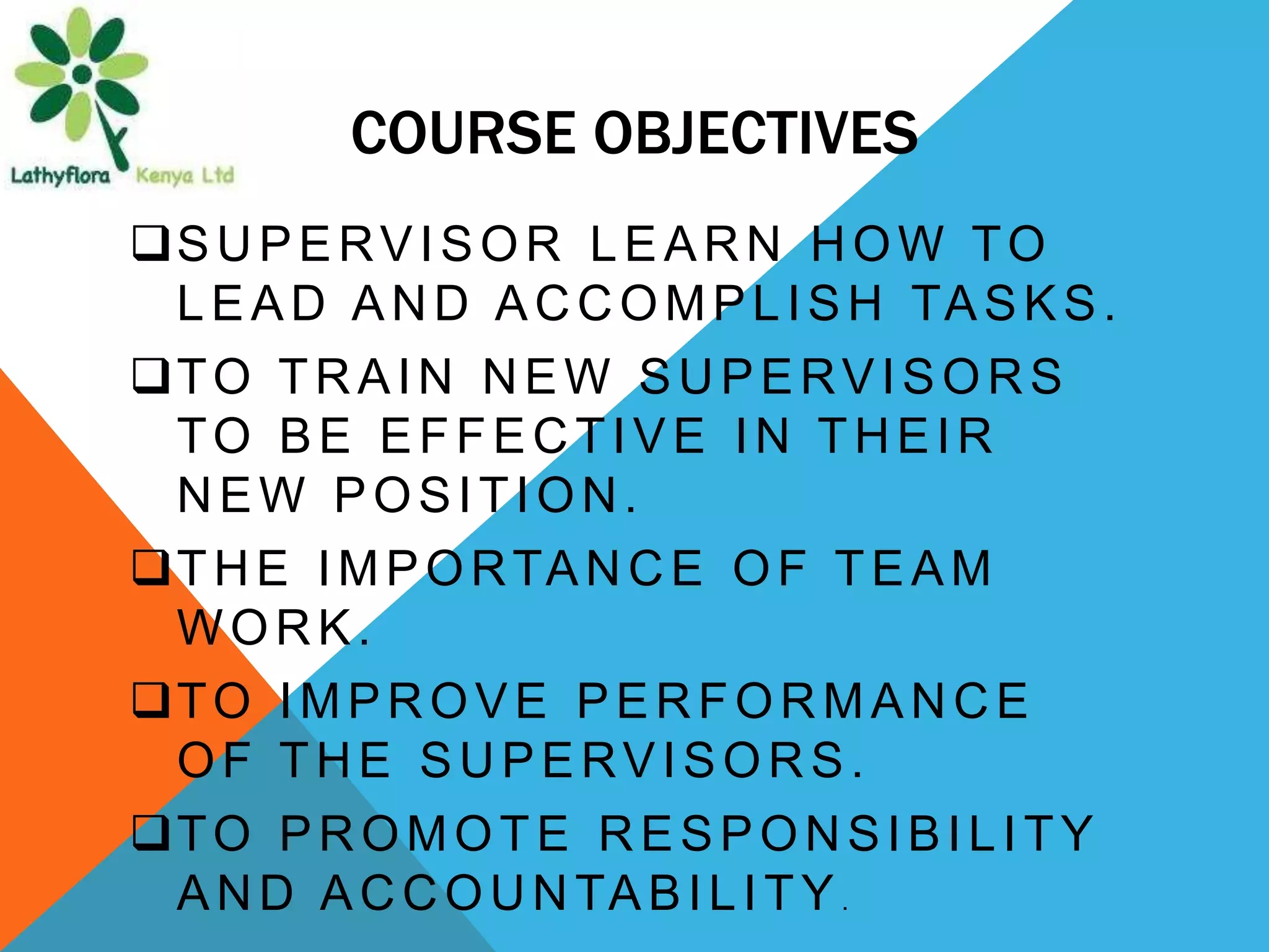 Supervisory skills training 2017 final | PPTX