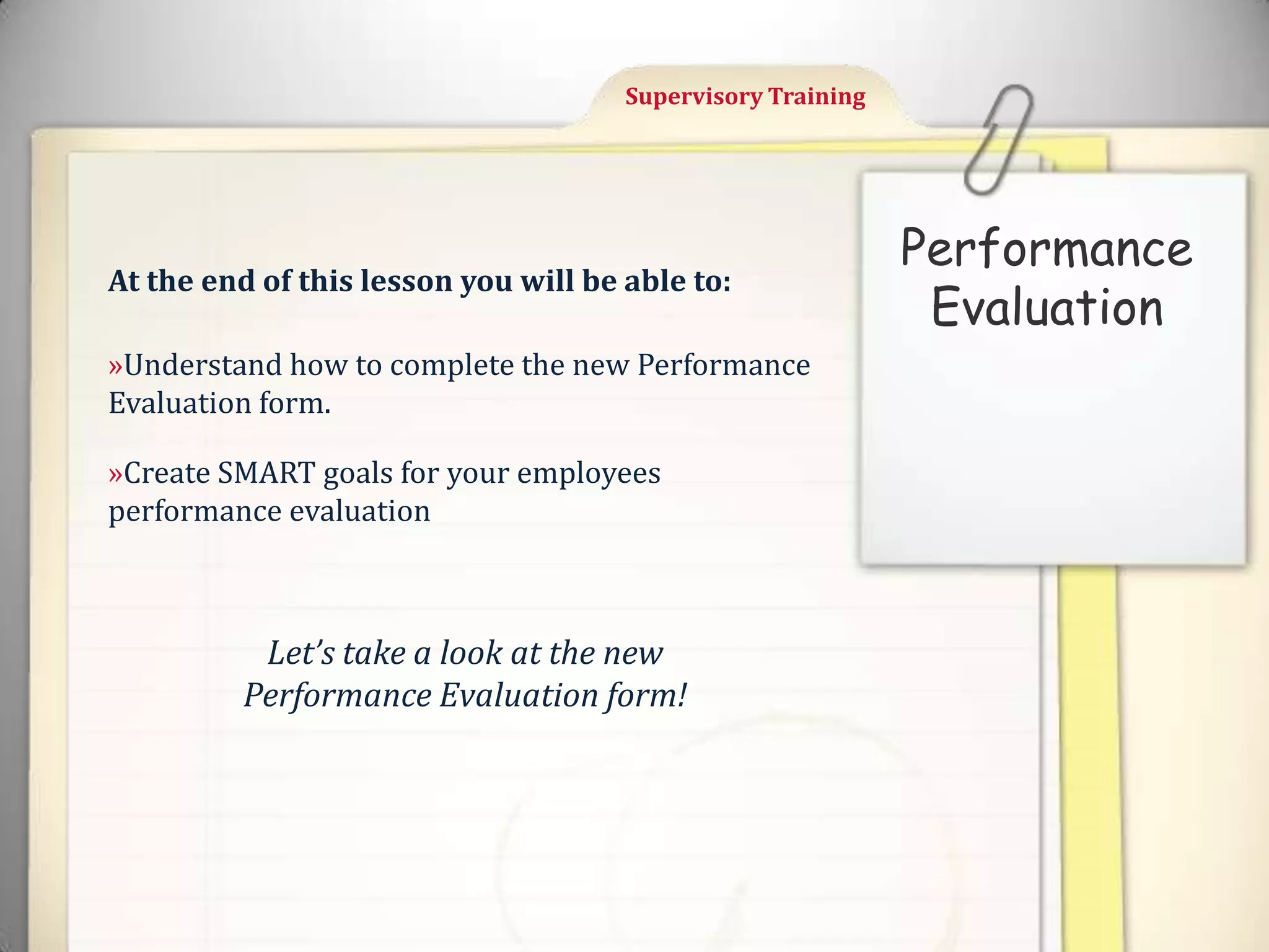 Supervisory Training | PPTX