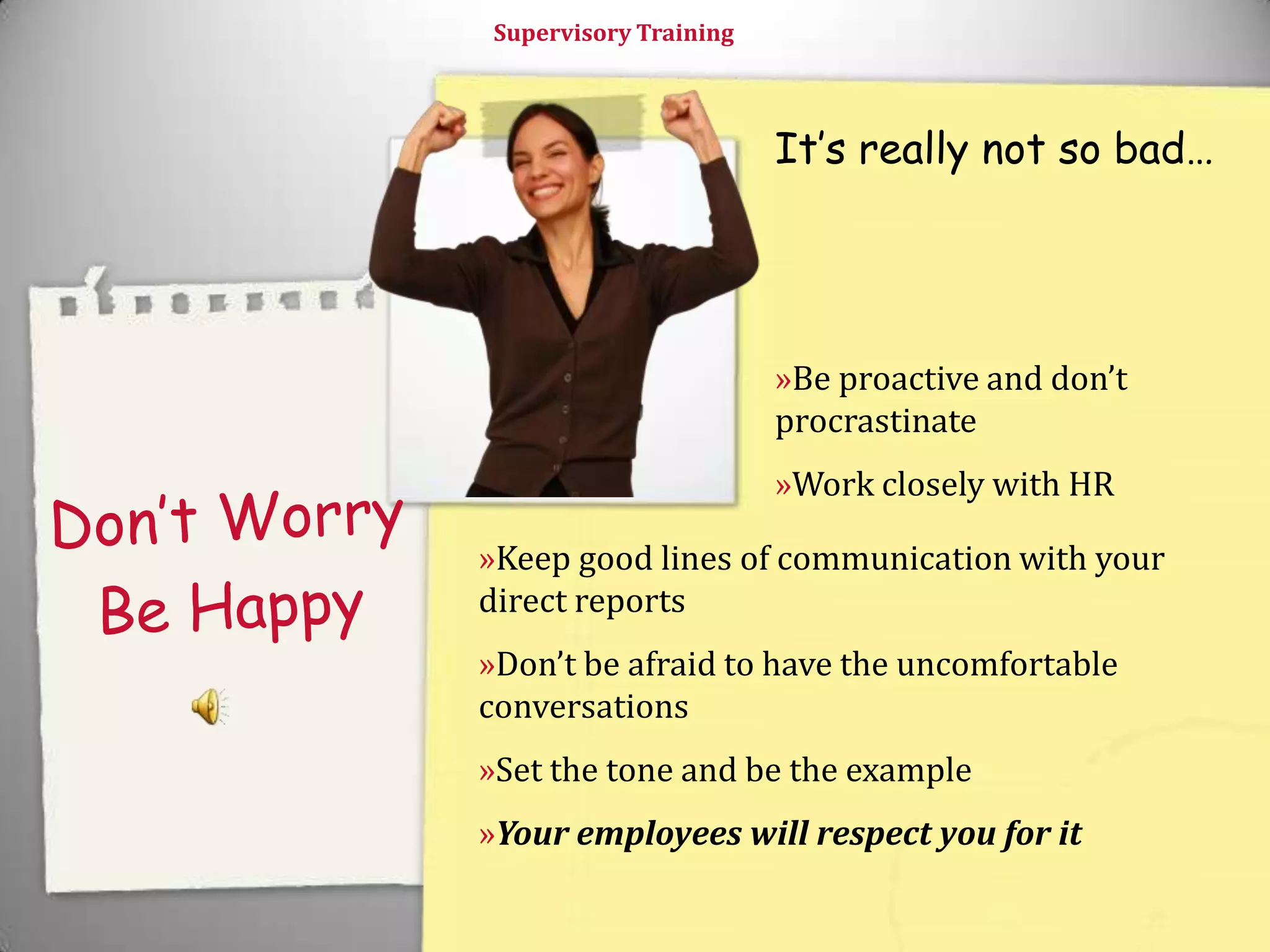 Supervisory Training | PPTX