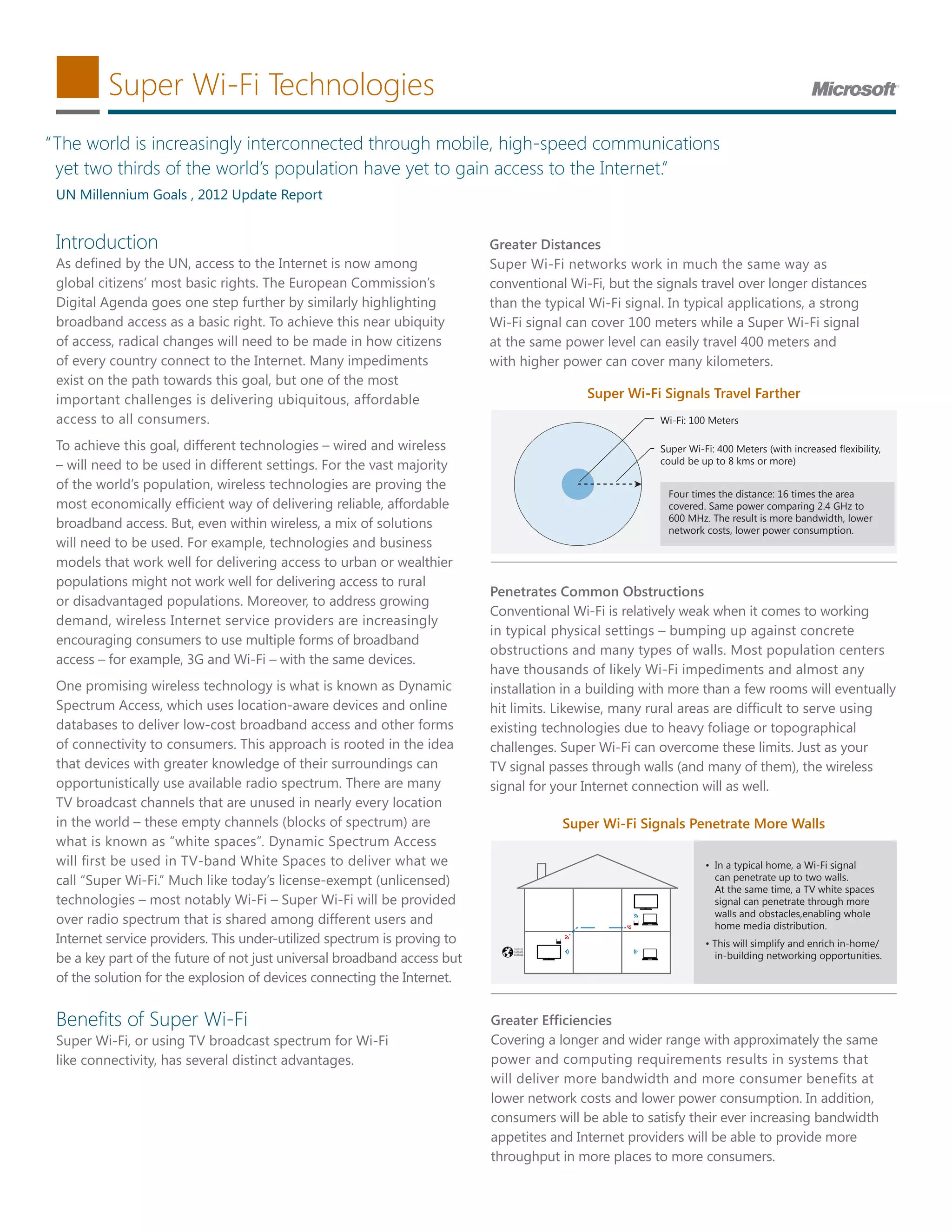 Super wifi overview | PDF