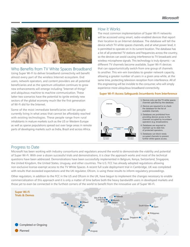 Super wifi overview | PDF | Internet of Things | Internet