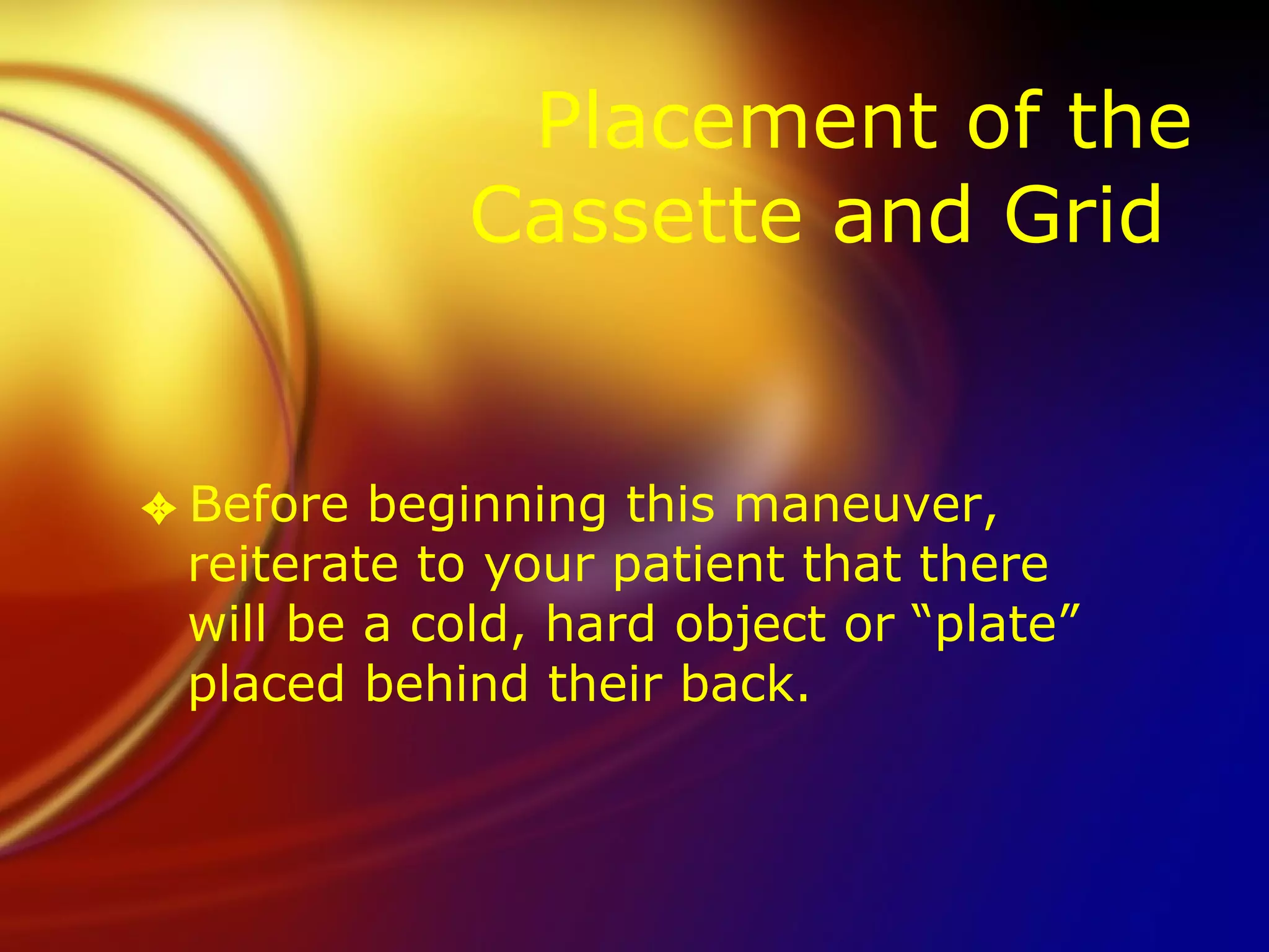 Supine Chest | PPT