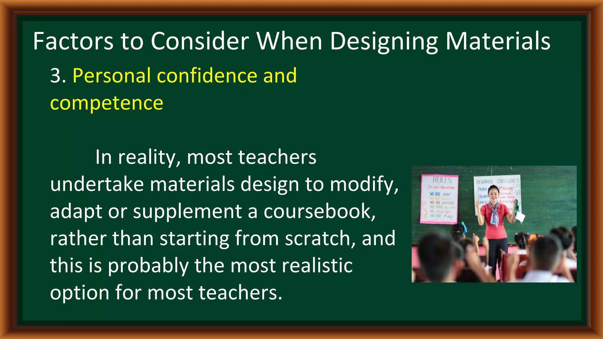 Guidelines for Designing Effective Language Teaching Materials | PPT