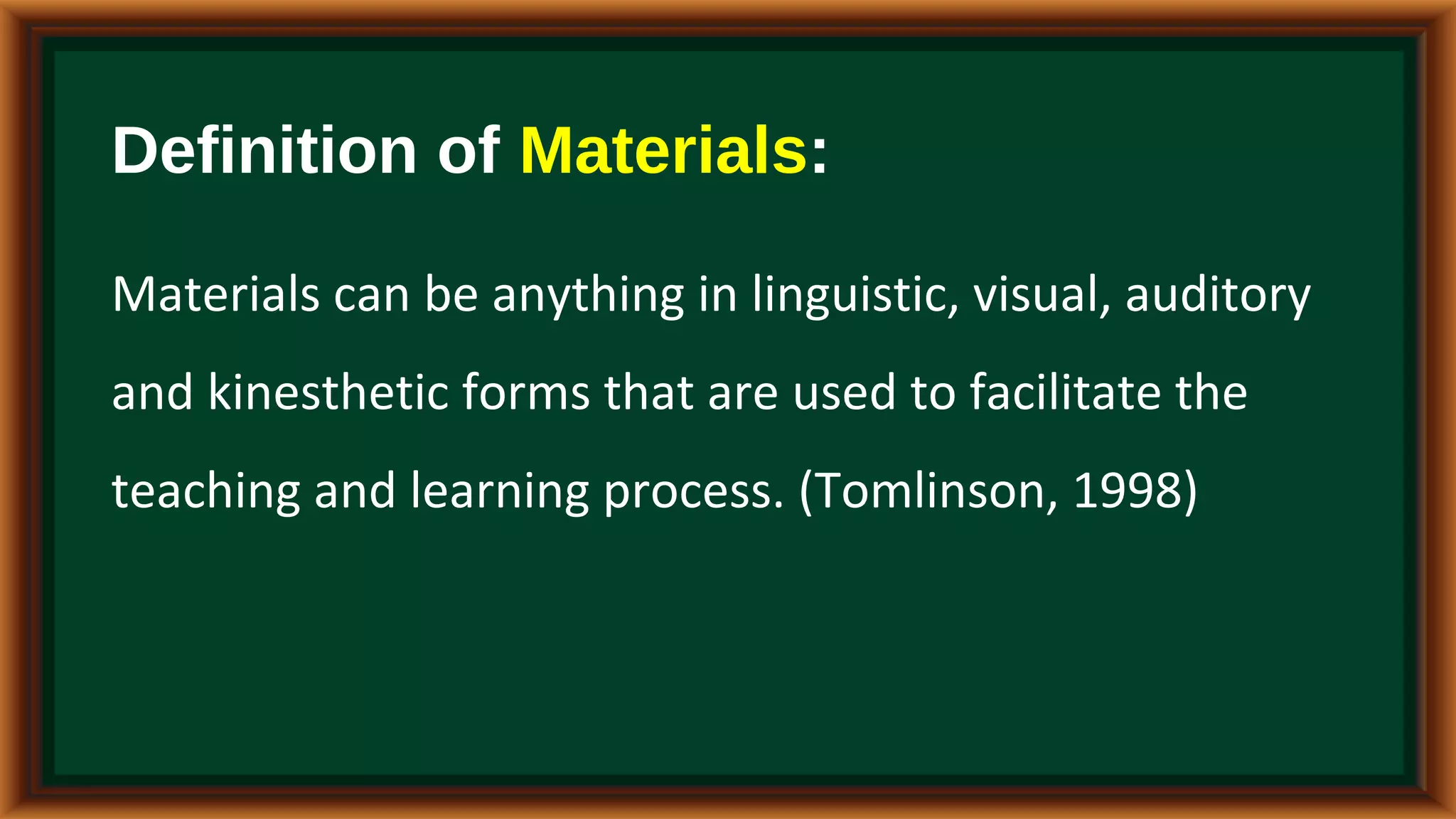 Guidelines for Designing Effective Language Teaching Materials | PPT